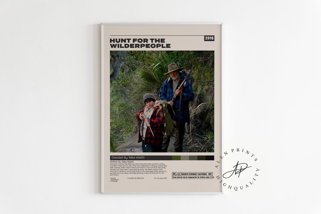Hunt for the Wilderpeople, Taika Waititi, Minimalist Movie Poster ...