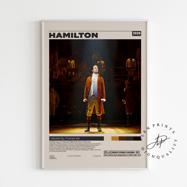 Hamilton Posters - Etsy