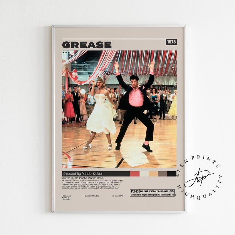Grease Movie - Etsy