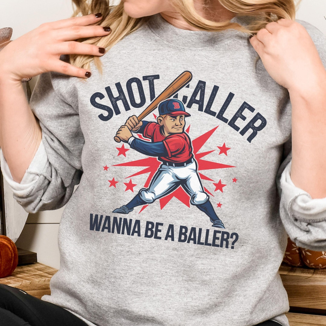 Wanna Be a Baller Shot Caller Png | Retro Baseball Shirt Design ...