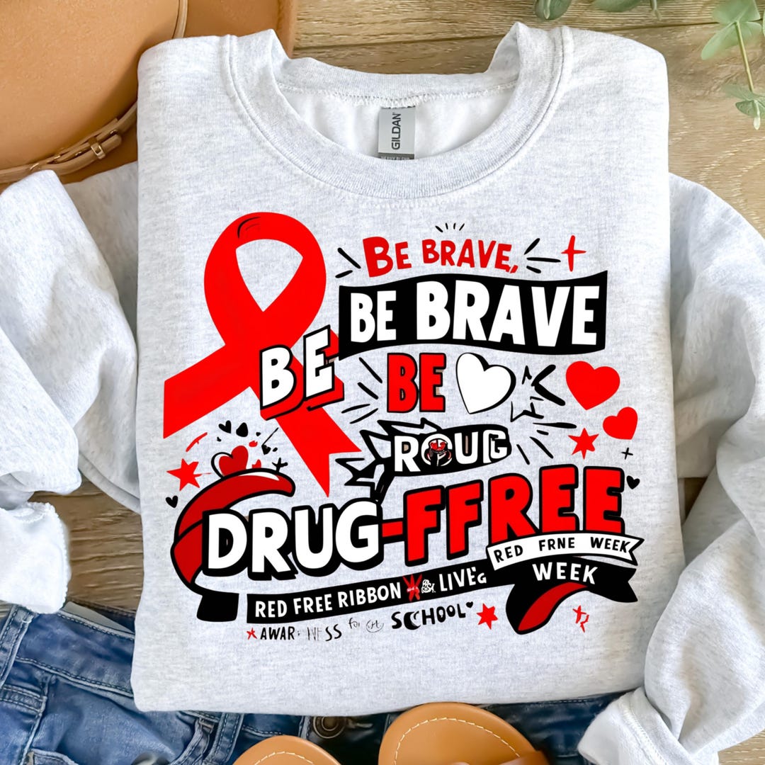 Red Ribbon Week Png, Red Ribbon Svg, Red Ribbon Week Svg, Red Ribbon ...