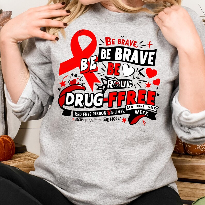 Red Ribbon Week Png, Red Ribbon Svg, Red Ribbon Week Svg, Red Ribbon ...