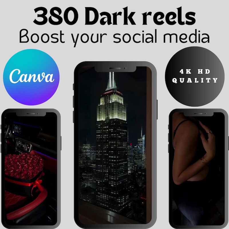 Dark Motivation Reel - Etsy