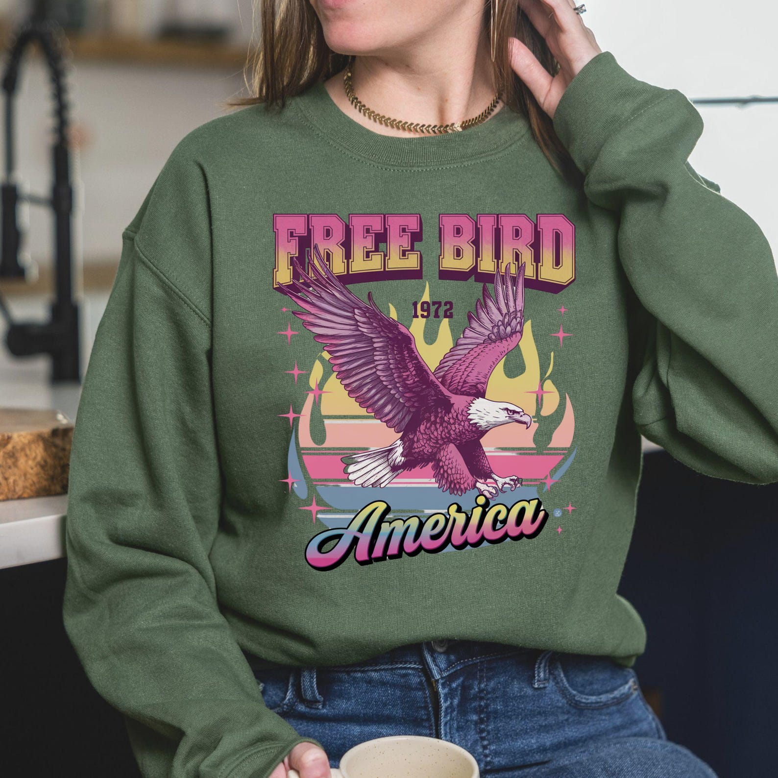Freebird PNG, Rock and Roll Sublimation Download, Patriotic Sublimation ...