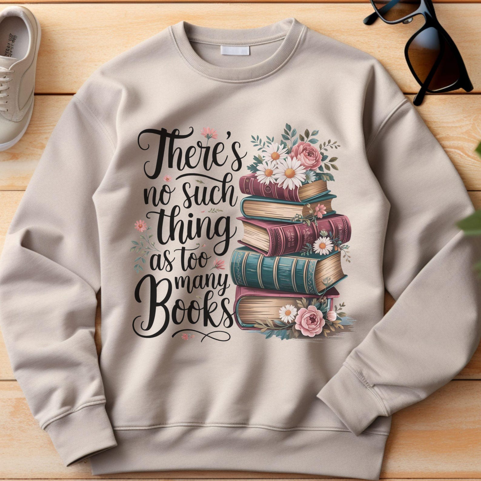 There's No Such Thing as Too Many Book PNG, Book Png, Book Lover Png ...