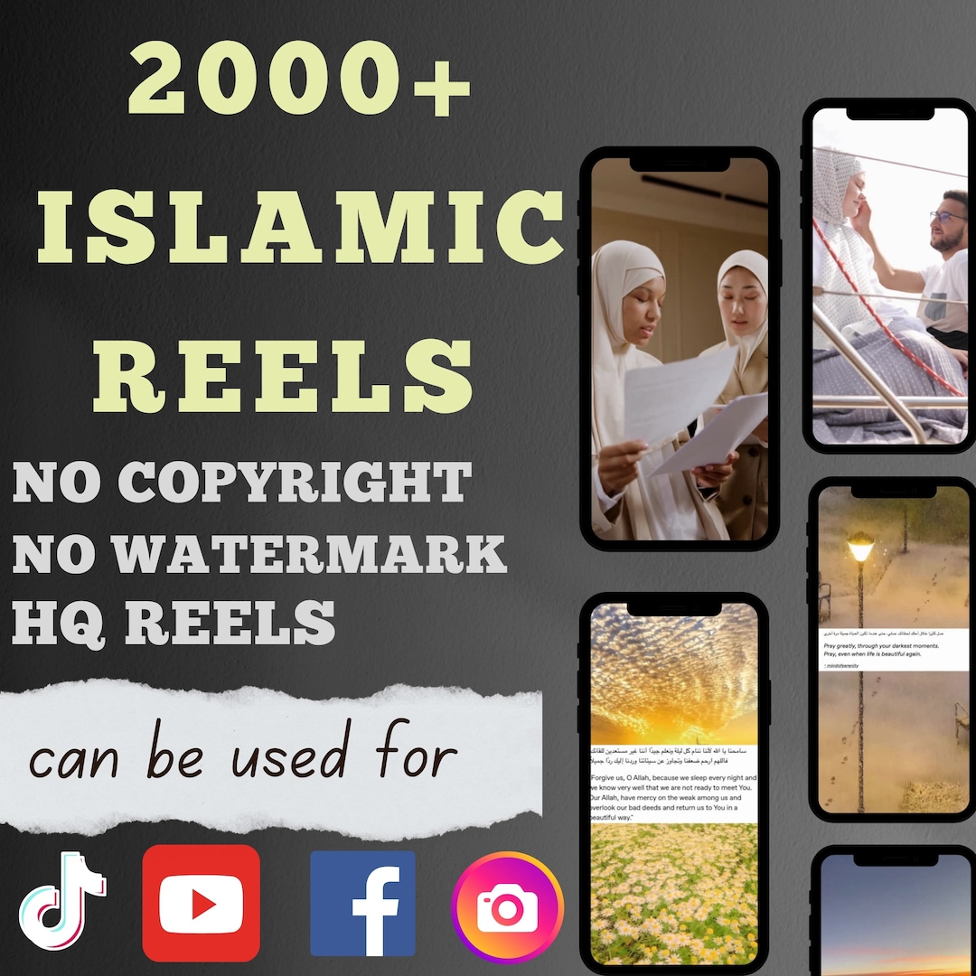 2000+ Islamic Faceless Instagram Reels, Hijaber Reels, Tiktok Video ...