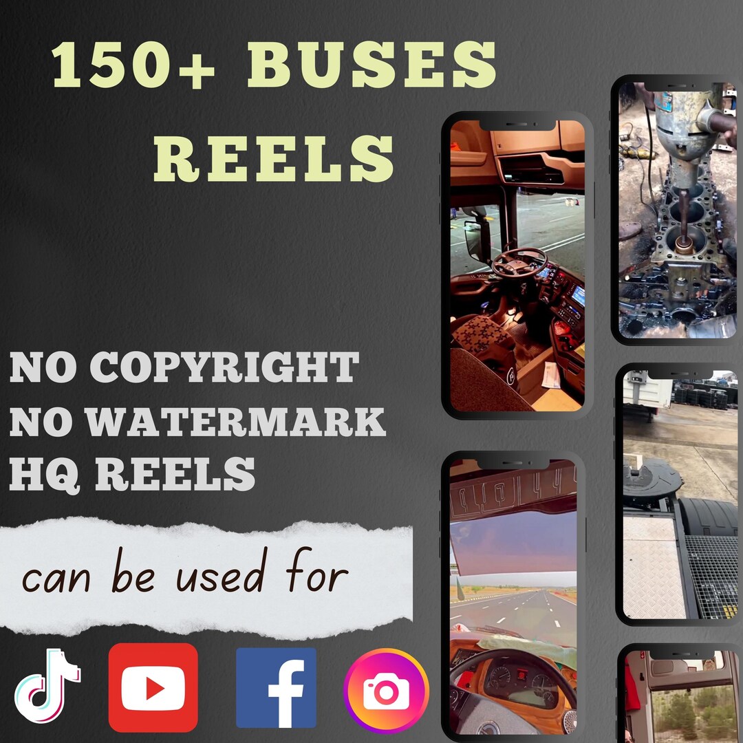 150+ Buses and Machinery Faceless Reels for Men, Men Reels, Faceless ...