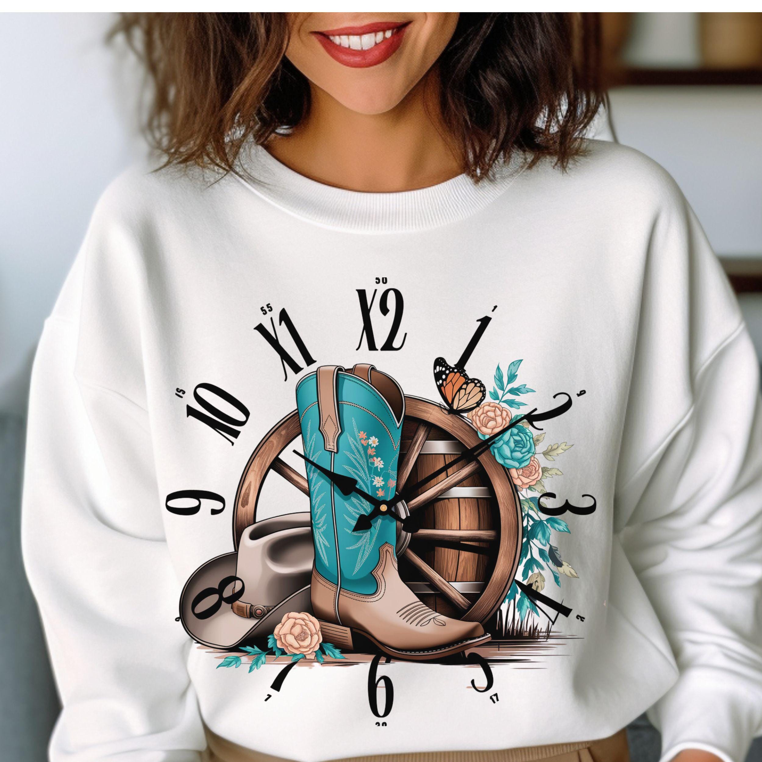 Digital Clock PNG, Sublimation Design, Printable Wall Clock ...