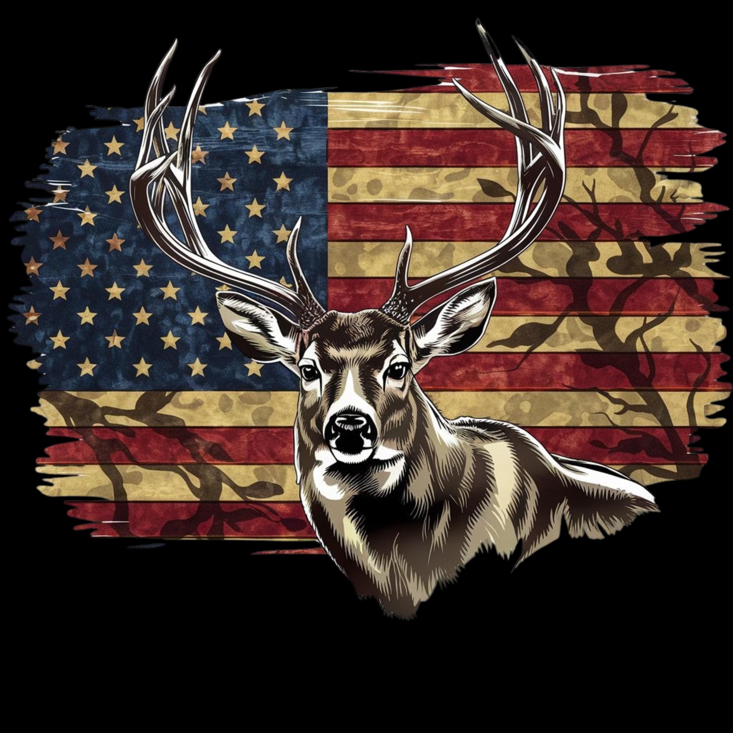 Camo American Deer PNG, Whitetail Buck PNG, Deer Hunting PNG, Deer ...