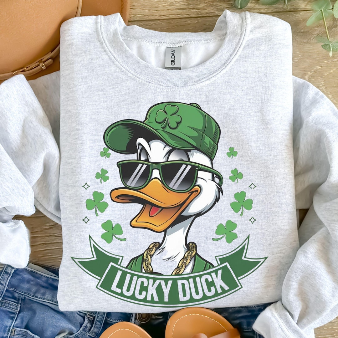 Lucky Duck PNG, Duck St Patricks Day PNG, St Patricks Png, Trendy St ...