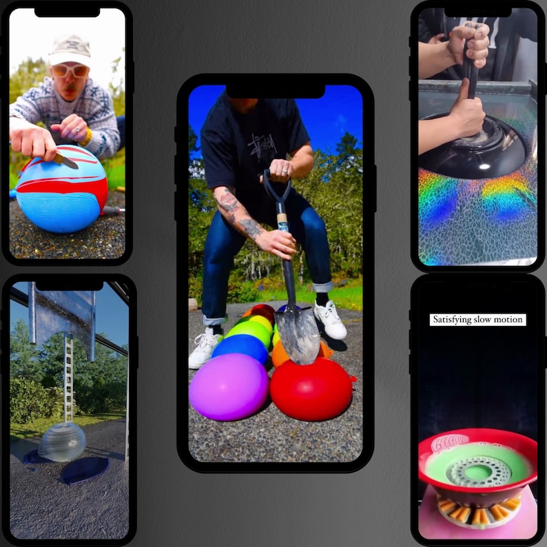 120+ Balloon Satisfying Aesthetic Reels for Men, Men Reels, Faceless ...