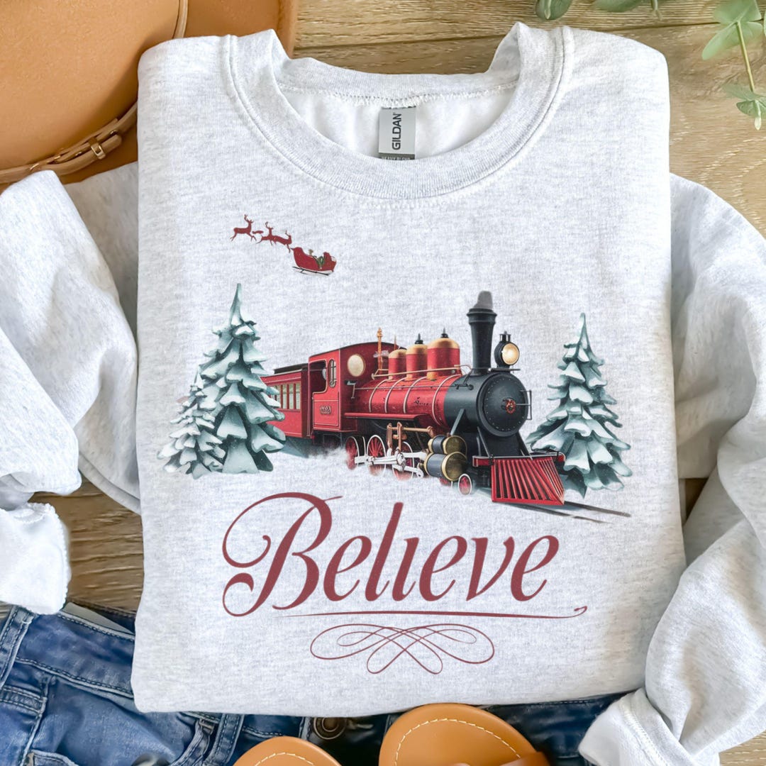 North Pole Train Believe Png, Christmas Train North Pole Png Christmas ...