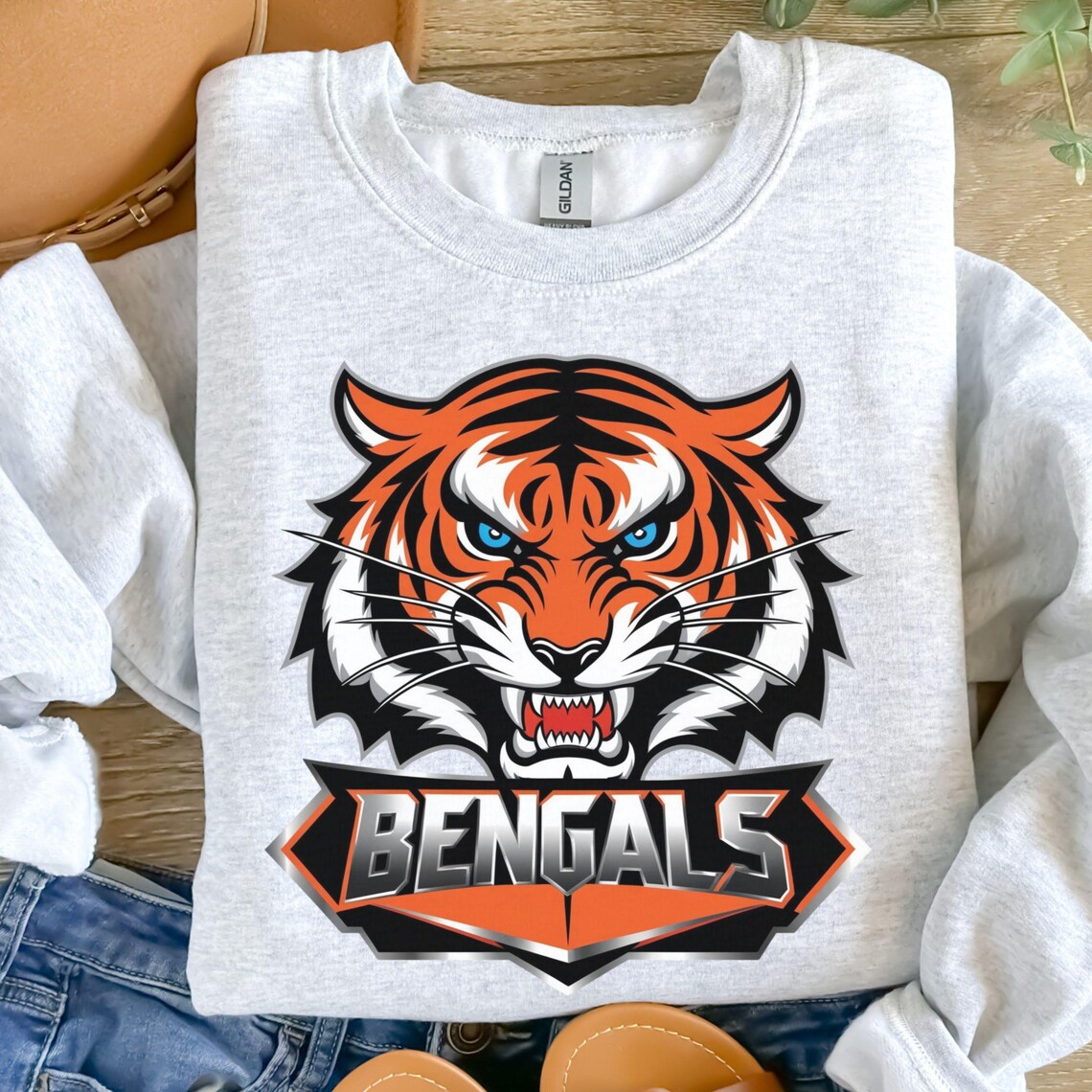 Bengals Png, Bengals Shirt, Sublimation Design, Bengal Tiger Png ...
