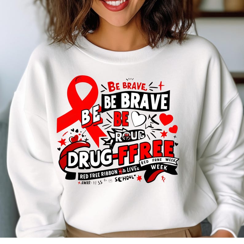 Red Ribbon Week Png, Red Ribbon Svg, Red Ribbon Week Svg, Red Ribbon ...