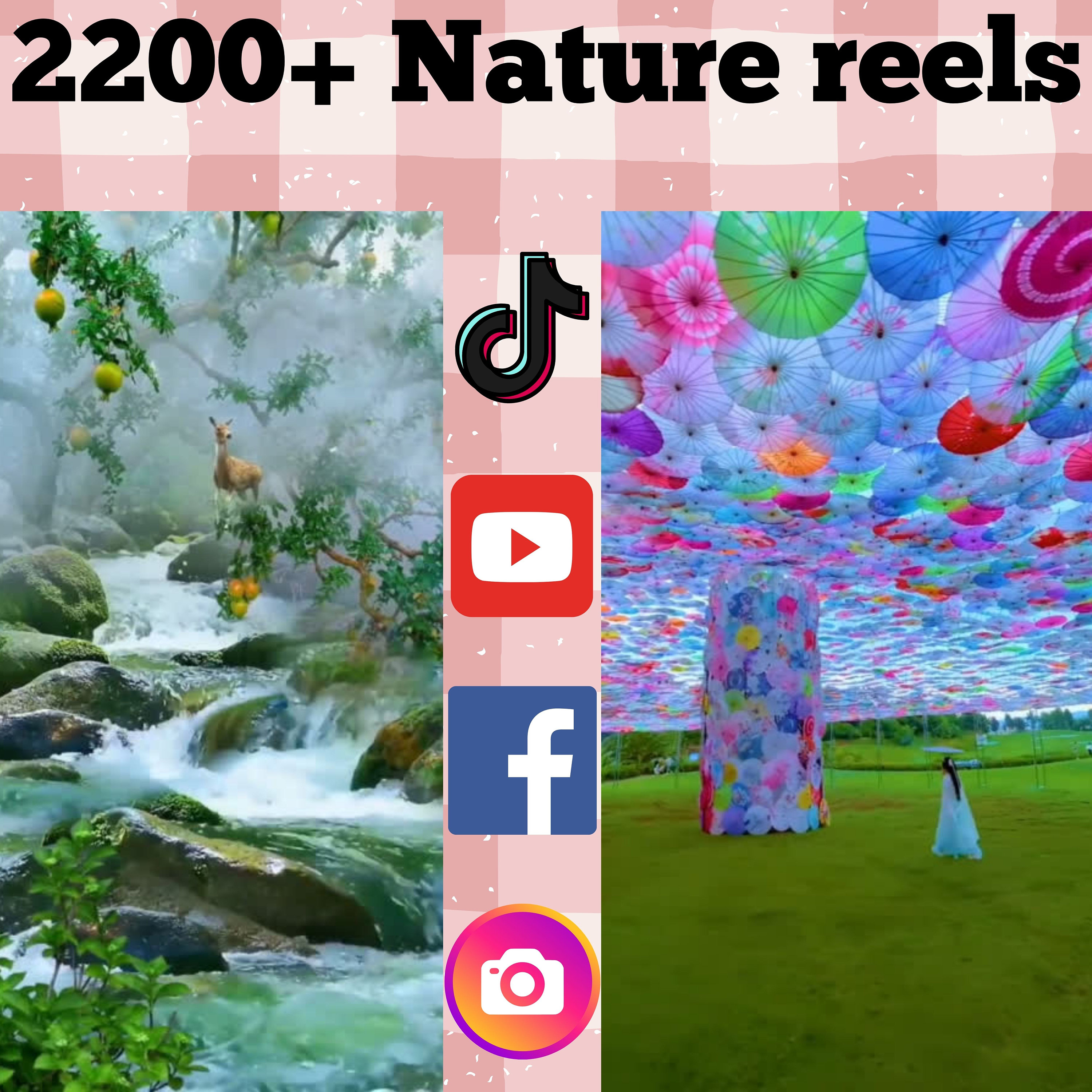 2200 Nature & Travel Tik Tok Reels, Youtube Short, Facebook Shorts ...