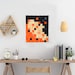 Handcrafted Wooden Pixel Wall Hanging Unique Geometric Home Decor ...