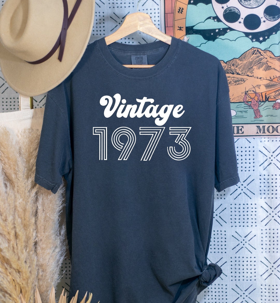 50th Birthday Shirt, Vintage 1973 Shirt,birthday Gift Women, 50th ...