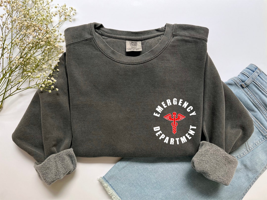 Emergency Department Sweatshirt, ER Sweatshirt, ER Nurse Sweatshirt ...
