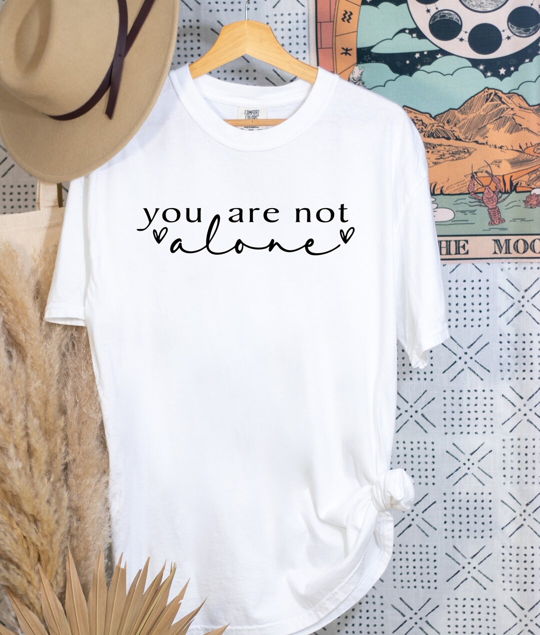 You Are Not Alone Shirt, Therapy Shirt, Mental Healty Awareness, Mental ...