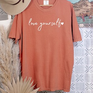 Love Yourself Shirt, Self Love Shirt, Self Care Shirt, Motivational ...