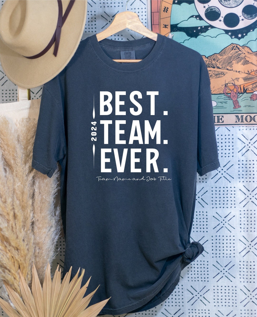 Custom Best Team Ever Shirt, Work Team Coworkers, Personalized Teammate ...