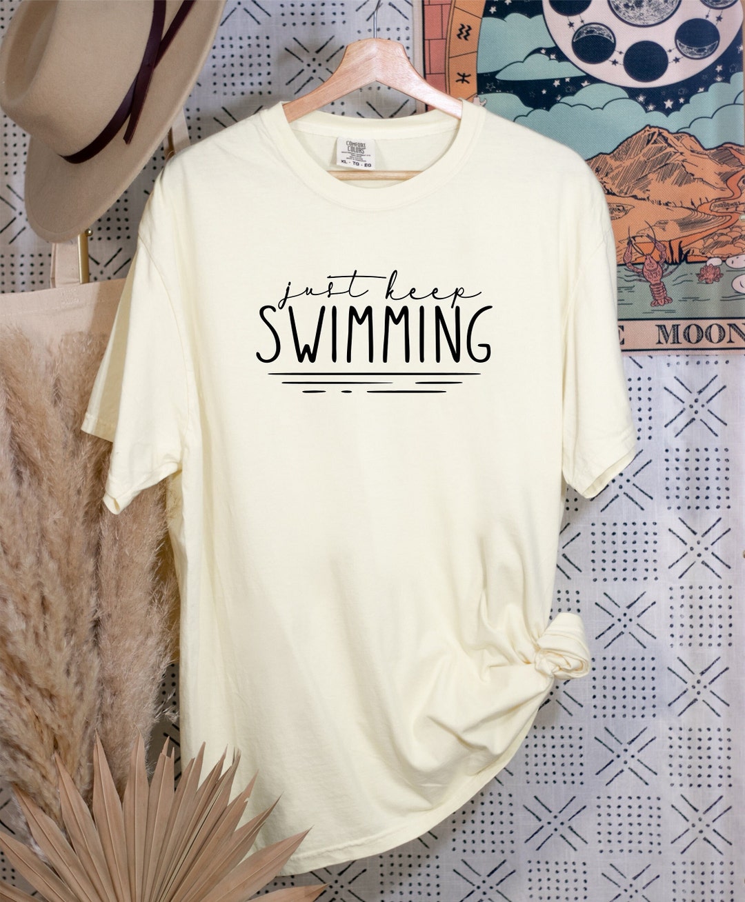 Just Keep Swimming Shirt, Swimming Gift, Sports Tee, Swimming Shirt ...
