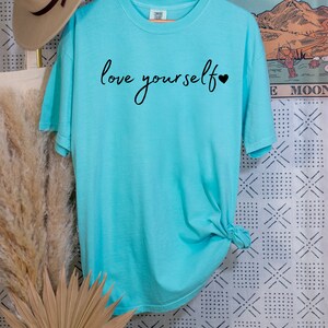Love Yourself Shirt, Self Love Shirt, Self Care Shirt, Motivational ...