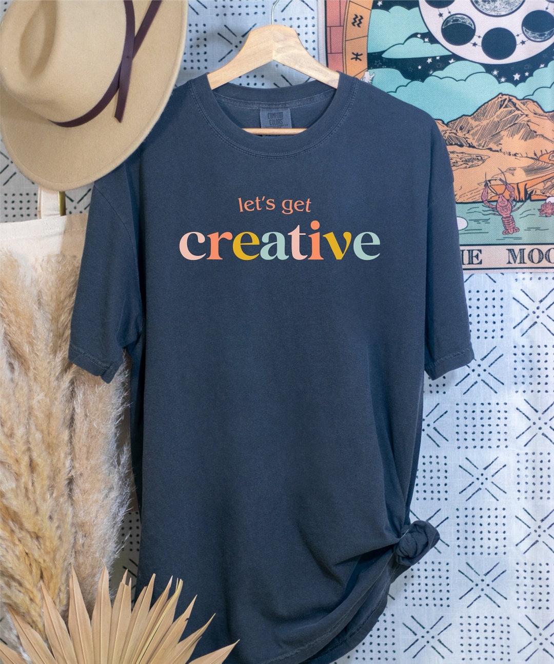 Let's Get Creative Shirt, Shirts With Sayings, Art Teacher Shirt, Art ...