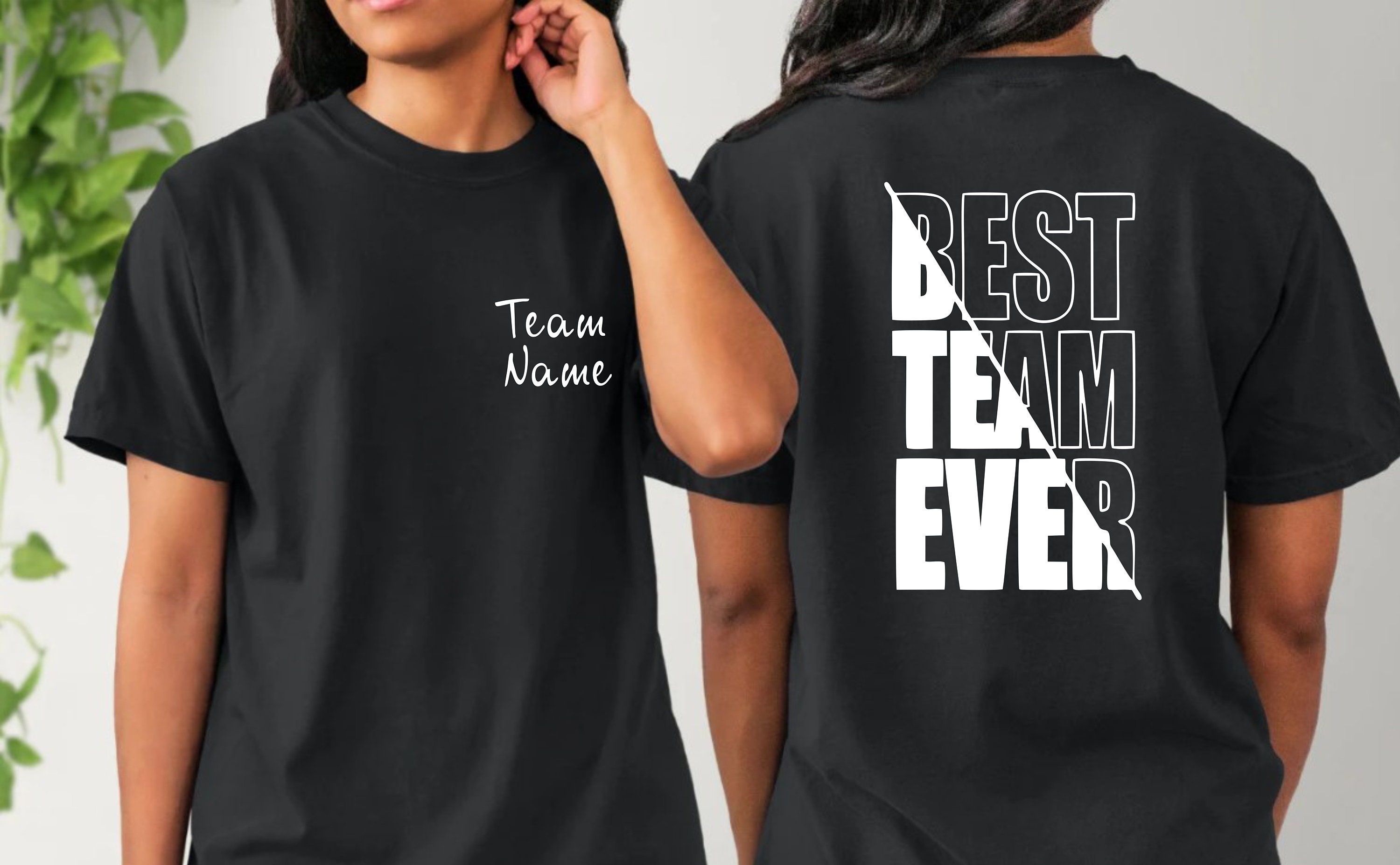 Custom Best Team Ever Shirt, Work Team Coworkers, Personalized Teammate ...