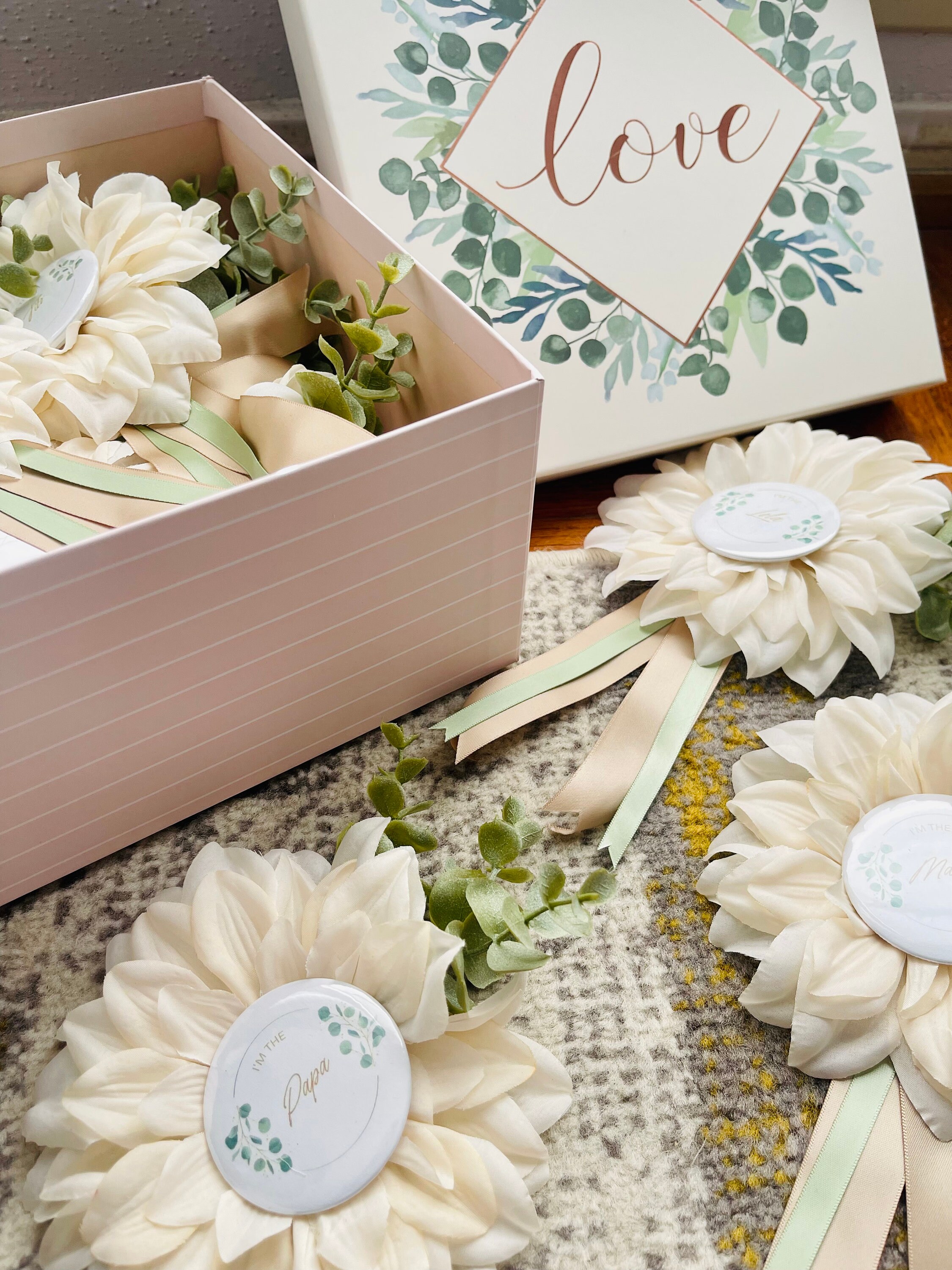 Personalized Baby Shower Buttons - Etsy