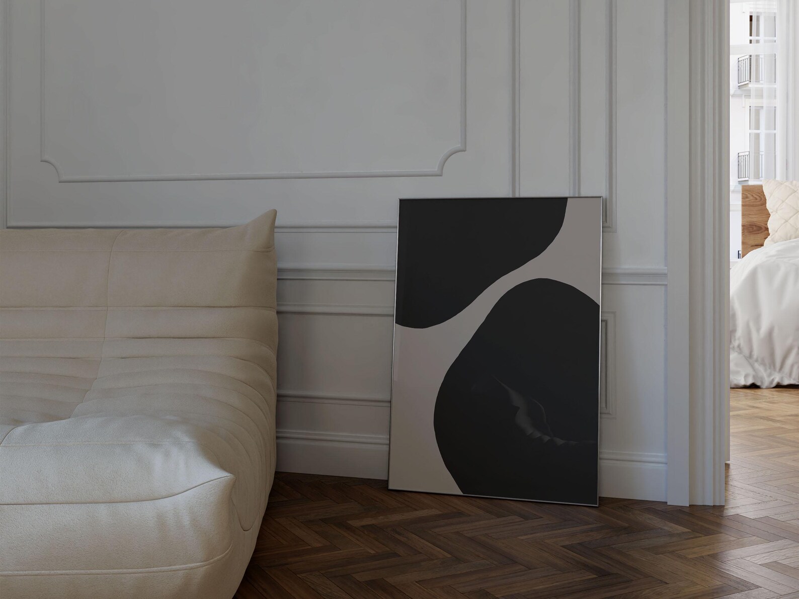 Gallery Wall Set of 3, Modern Abstract, Minimal Wall Art, Printable Art ...