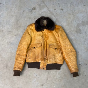 1970s G1 Flight Jacket Made in USA / 70s / Bomber Jacket 1970s G1 Flight Jacket Made in USA / 70s / Bomber Jacket