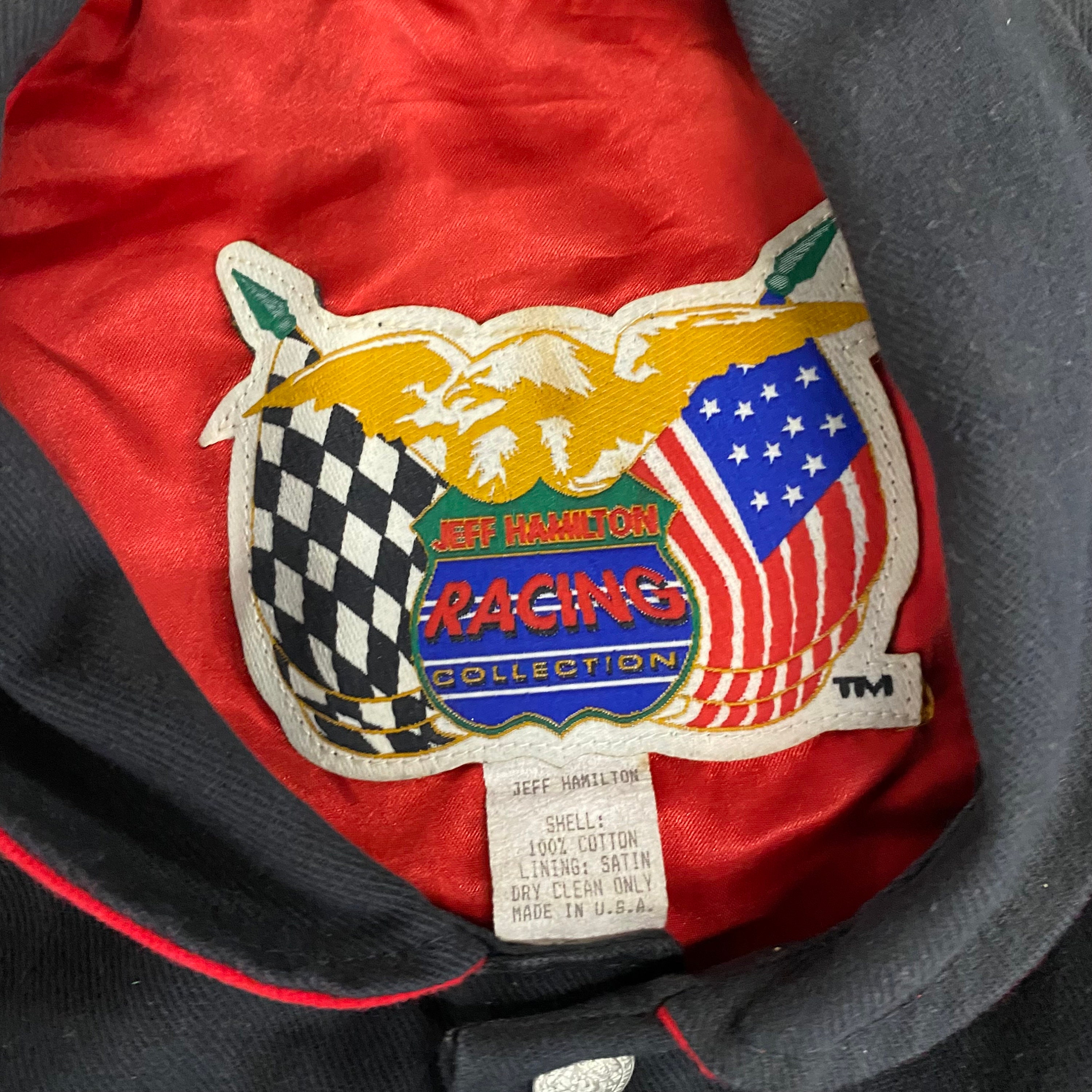 Vintage 1990s Racing Jacket Made in USA / Nascar / Vintage / Streetwear ...