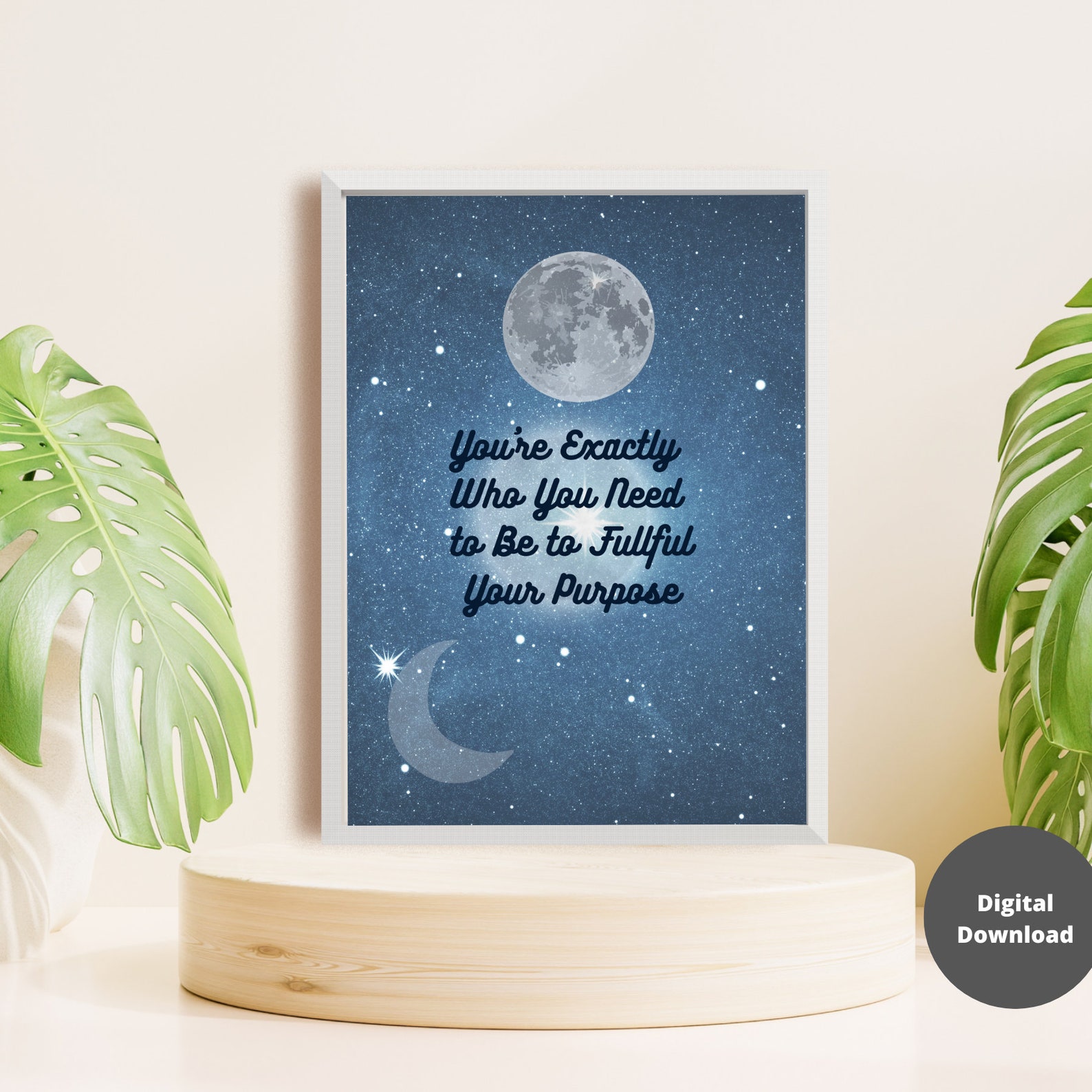 Self Love Positive Affirmation Printable Wall Art Printable Mindfulness ...