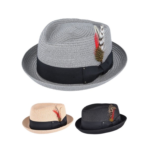 Mens Straw Pork Pie Hats - Etsy Mens Straw Pork Pie Hats - Etsy