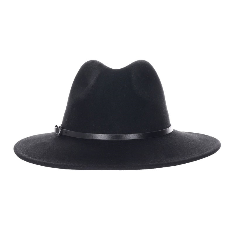 Cowboy Hat in 100% Wool Felt Fedora Hats Black, Beige Scala - Etsy