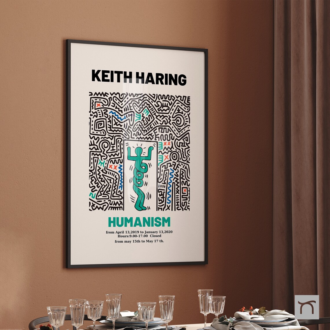 Keith Haring Humanism, Keith Haring Pop Art, Keith Haring Poster, Keith ...