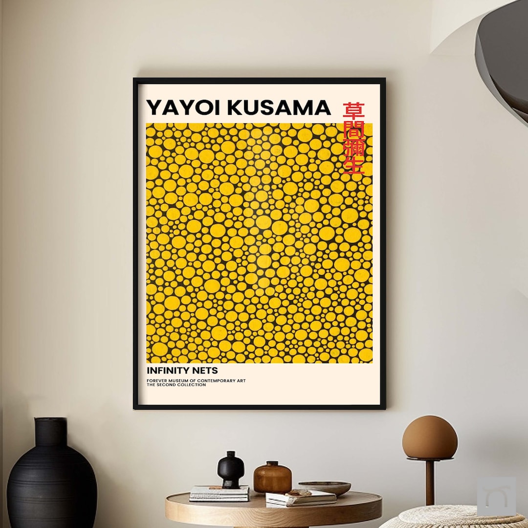Yayoi Kusama Poster, Yayoi Kusama Print, Yayoi Kusama Exhibition Poster ...