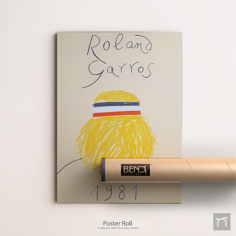 Roland Garros 1981 Poster Roland Garros Print, Tennis Poster, Vintage ...