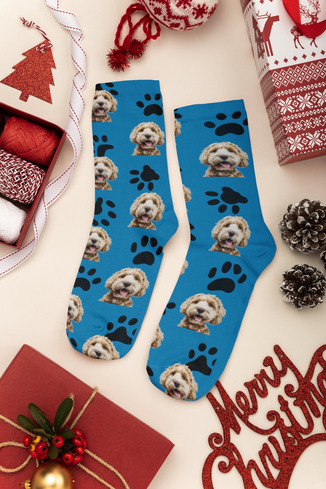 Custom Pet Socks, Customized Socks With Any Photos and Text ...