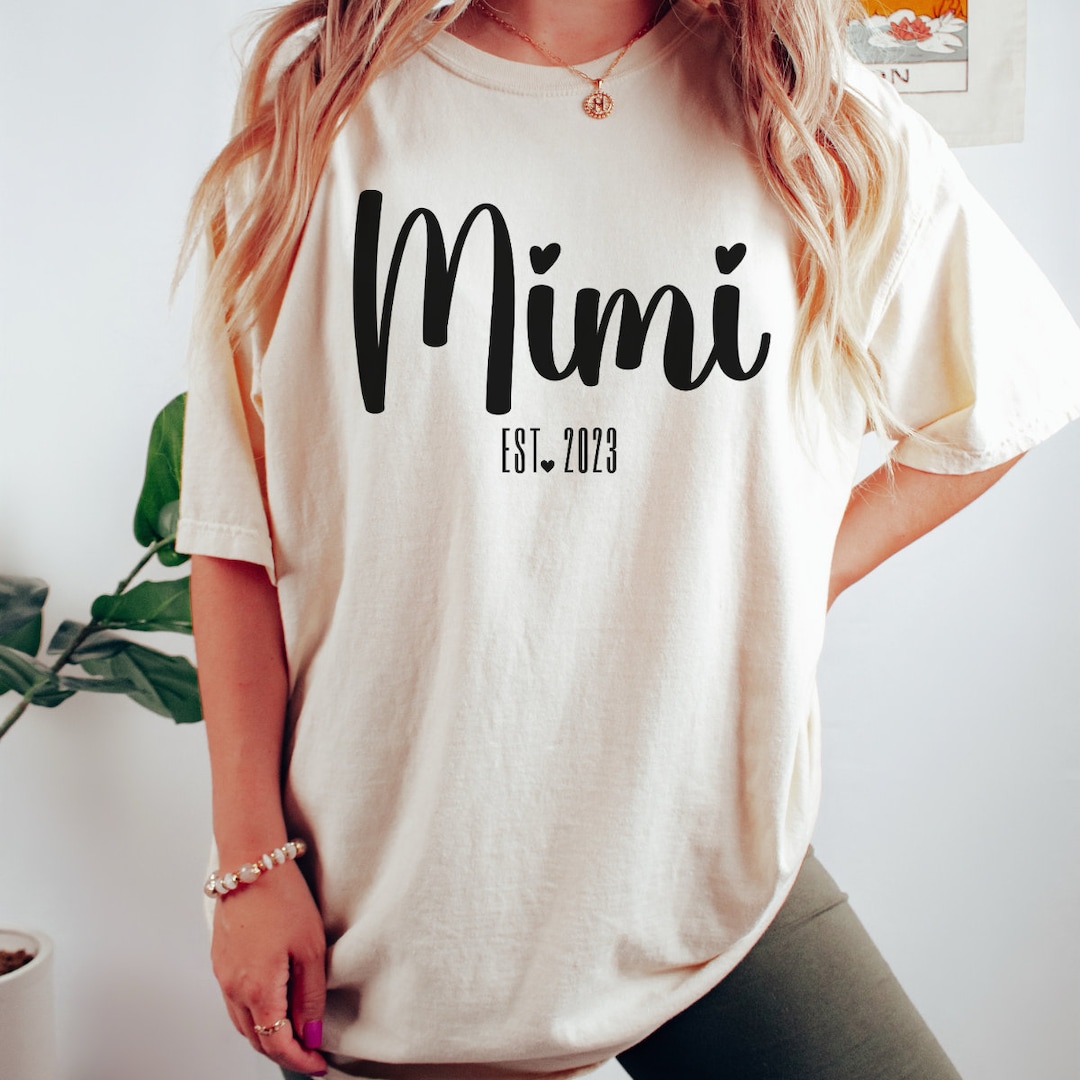 Custom Mimi Shirt, Mimi Shirt, Gift for Mom, Mothers Day Shirt ...