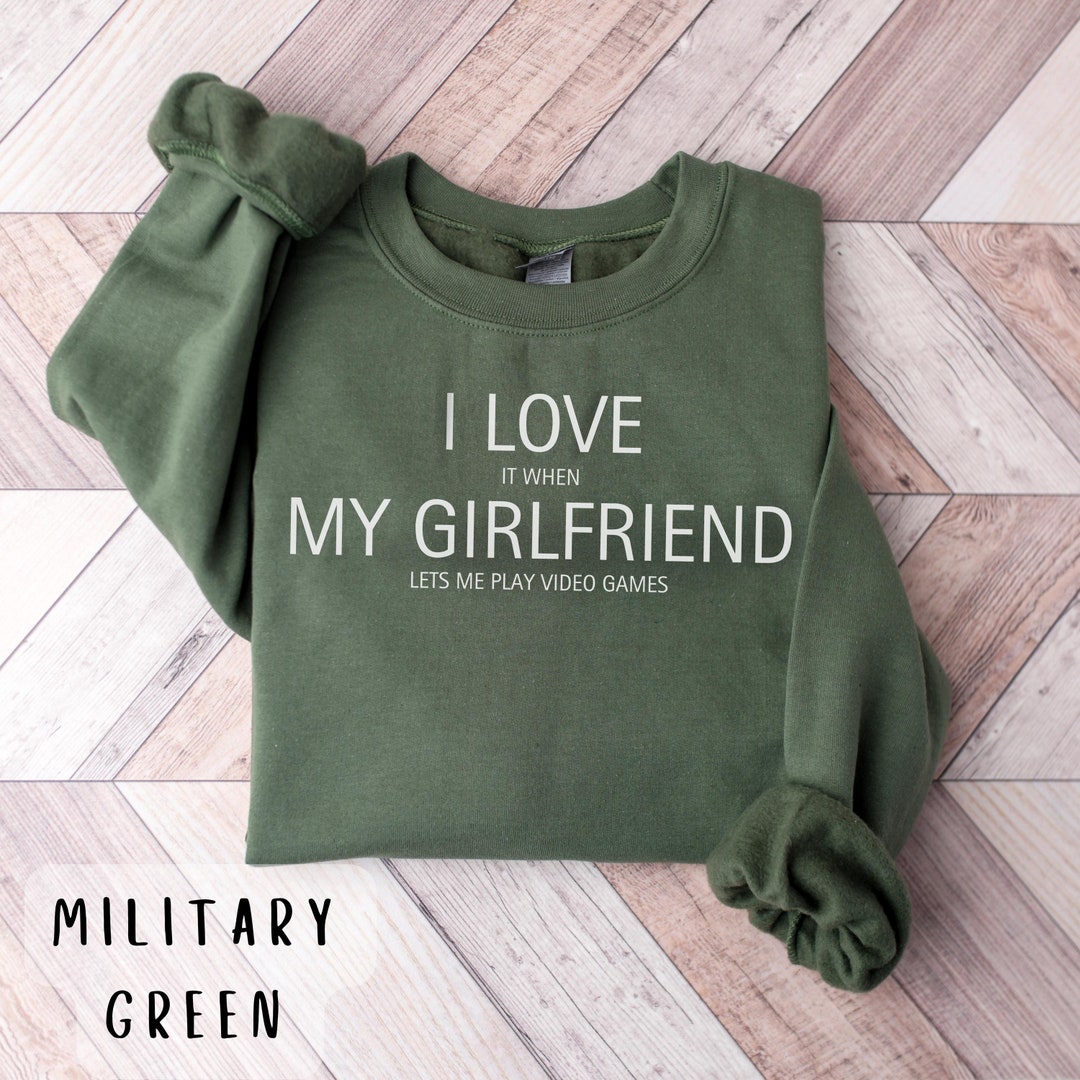 Custom Girlfriend Sweatshirt, Funny Couple Gift, Valentine's Day ...