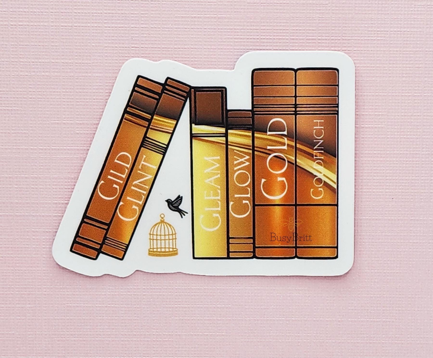 Plated Prisoner Bookshelf Sticker - Etsy
