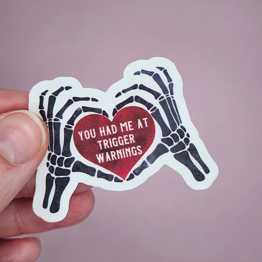 Trigger Warnings Sticker - Etsy