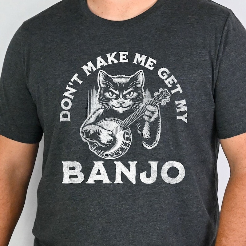 Banjo Cat - Etsy