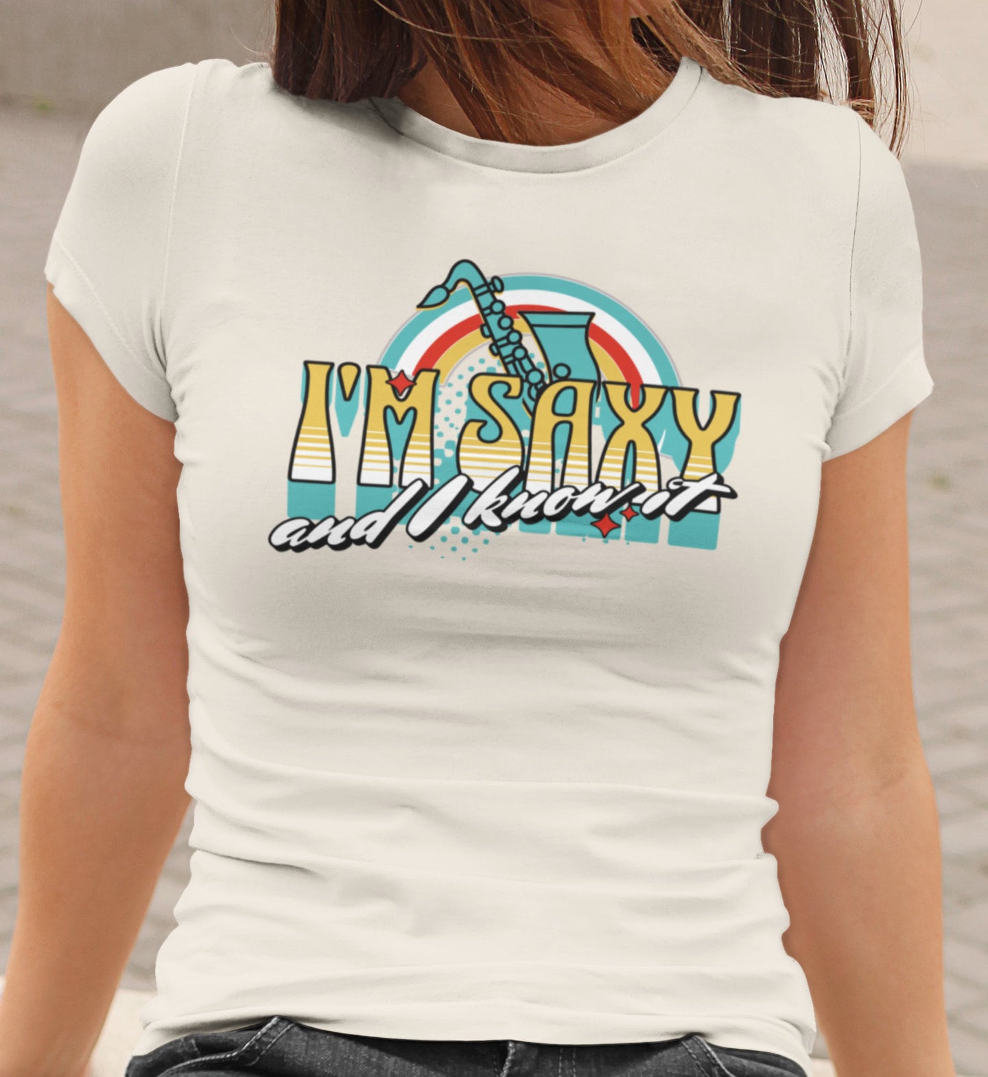 Funny Saxophone Player Shirt, i'm Saxy and I Know It, Unique Musician ...