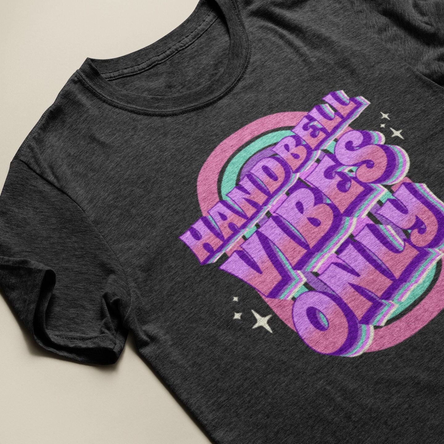 Funny Handbell Tshirt for Women, Bell Ringer Shirt, Handbell Vibes Only ...