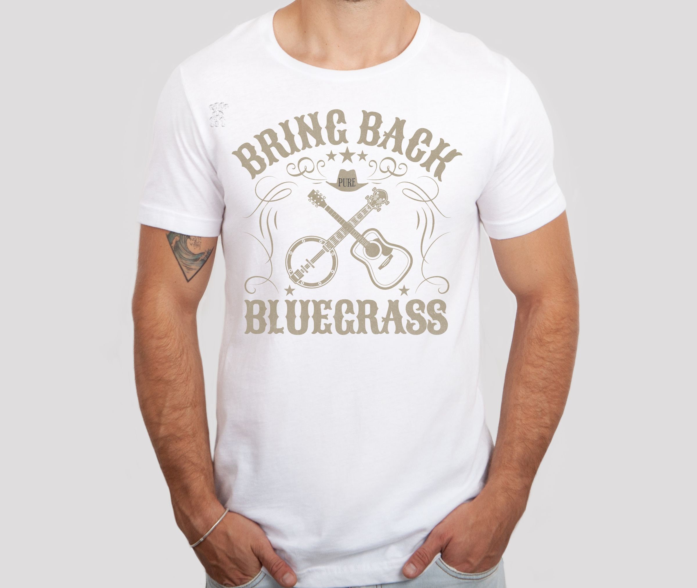 Bluegrass Shirt for Country Music Fans, "bring Back Bluegrass", Vintage ...