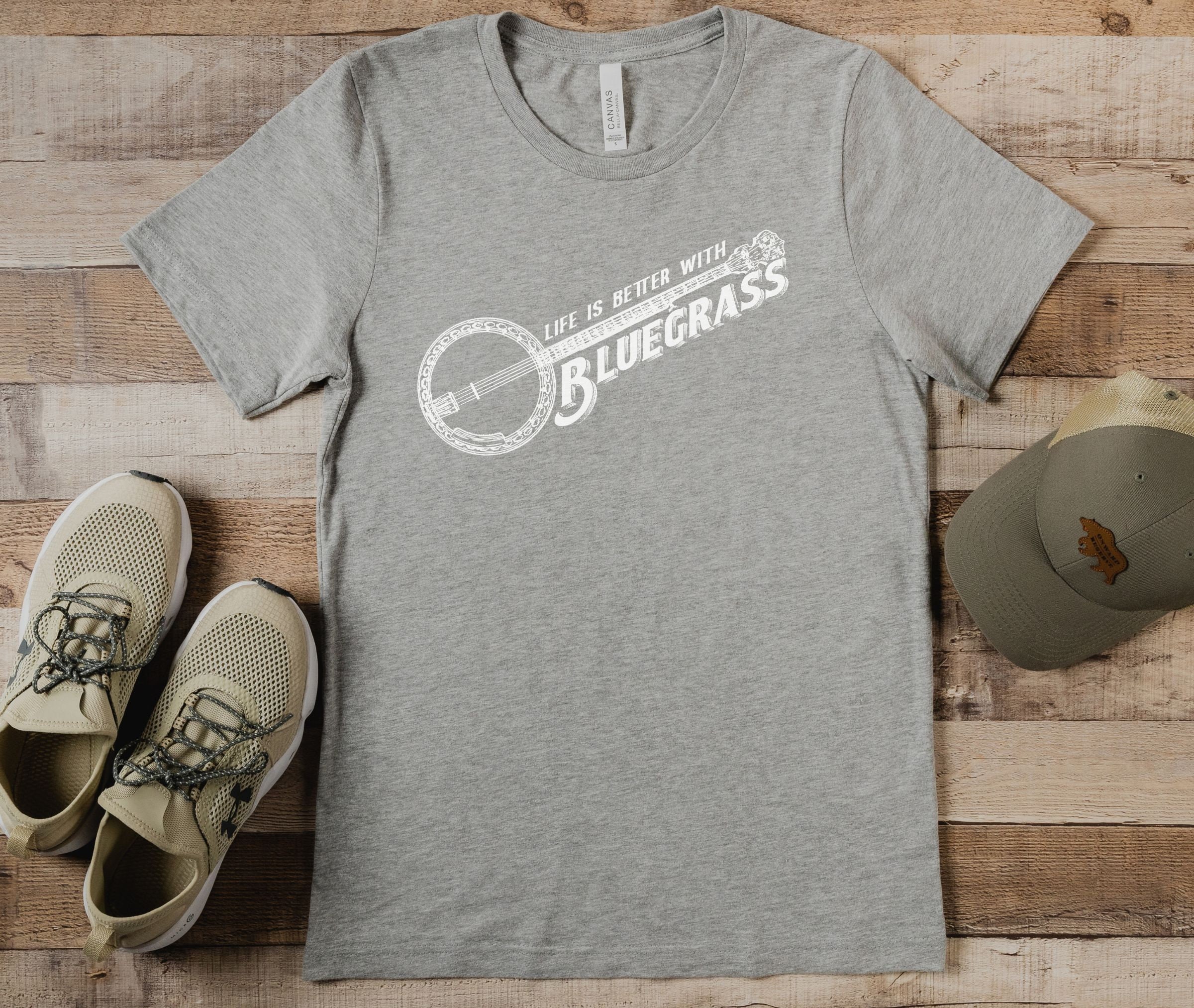 Bluegrass & Country Music Lover's Shirt: life is Better With Bluegrass ...