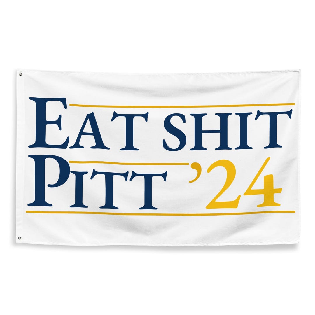 BACK in STOCK WVU Gameday Flag Eat Shit Pitt '24 - Etsy